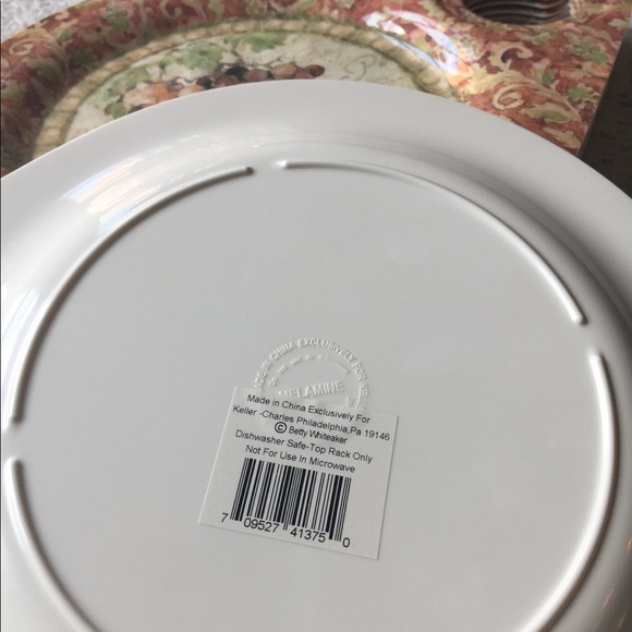 Other | Buffet Mingling Plates With Wine Holder | Poshmark